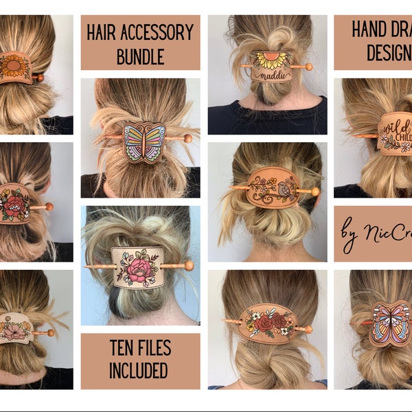 Laser Cut Hair File - Etsy