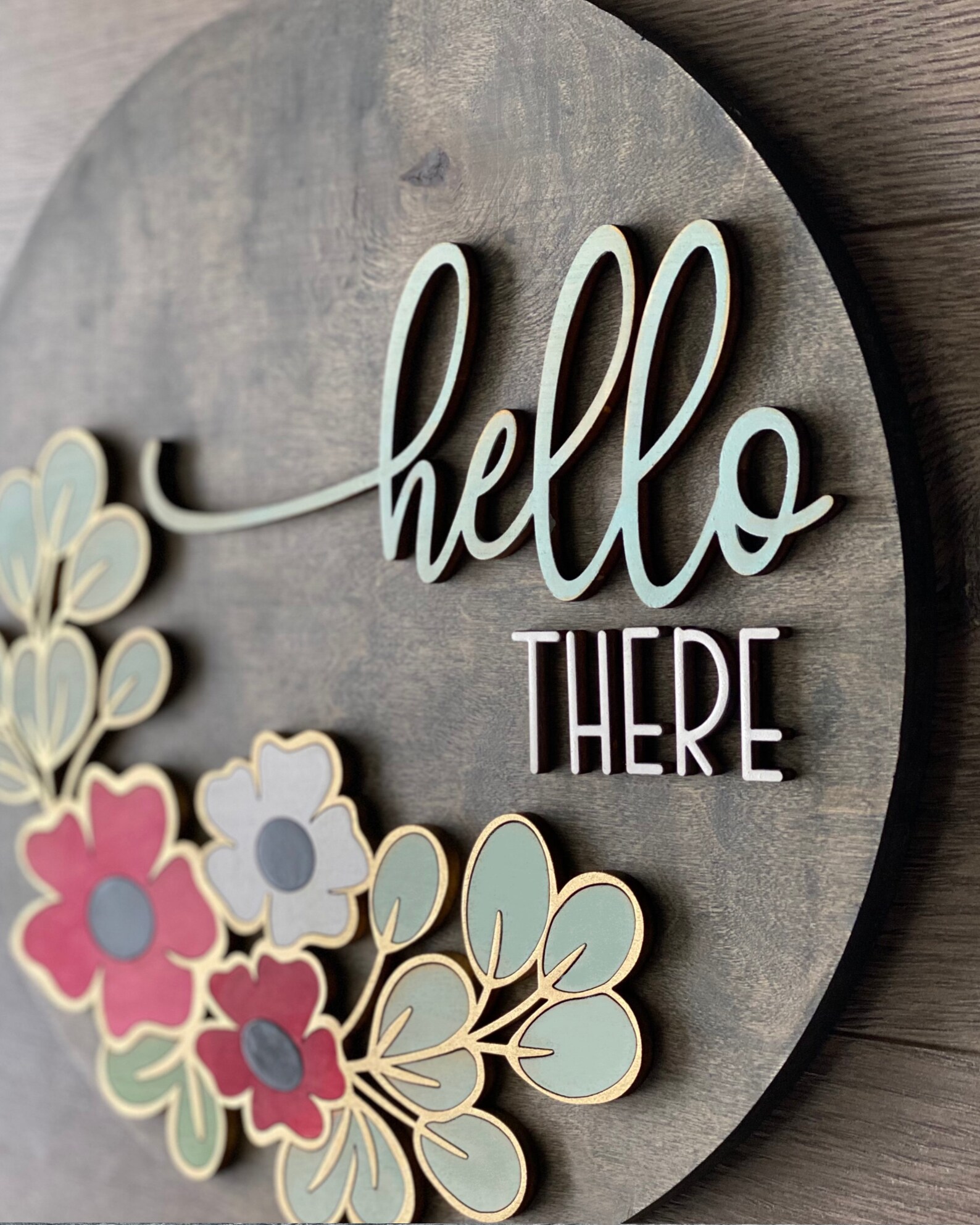 Instant Digital Download Hello There Pretty Florals SVG File - Etsy