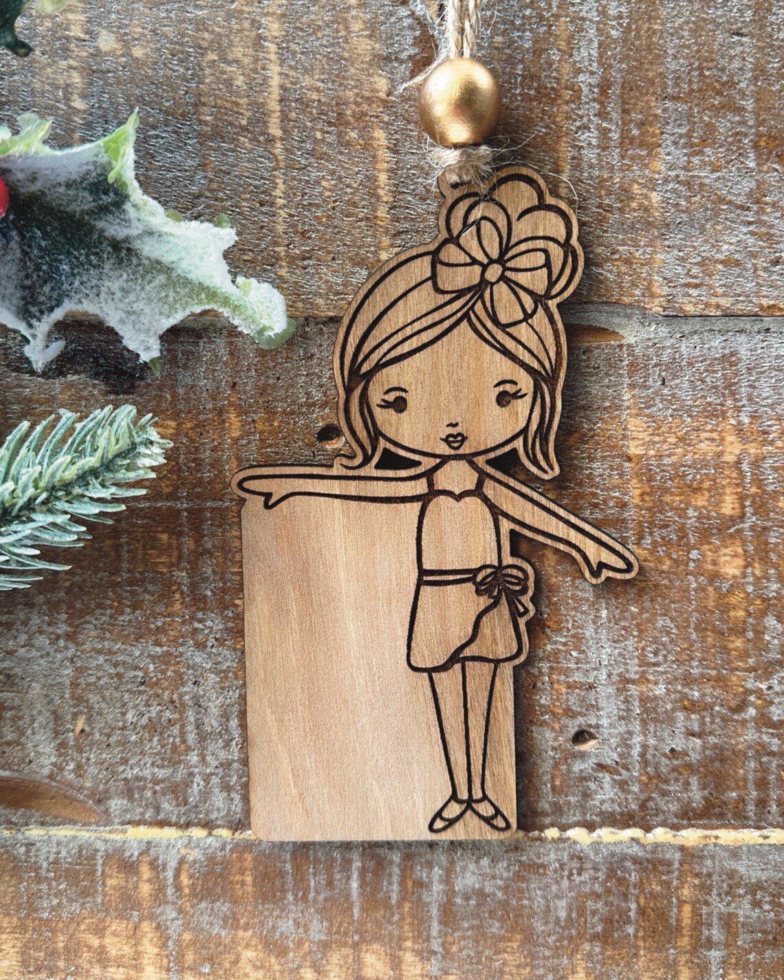 Instant Digital Download - Cute Dancer, Ballet Girl Svg Ornament File ...
