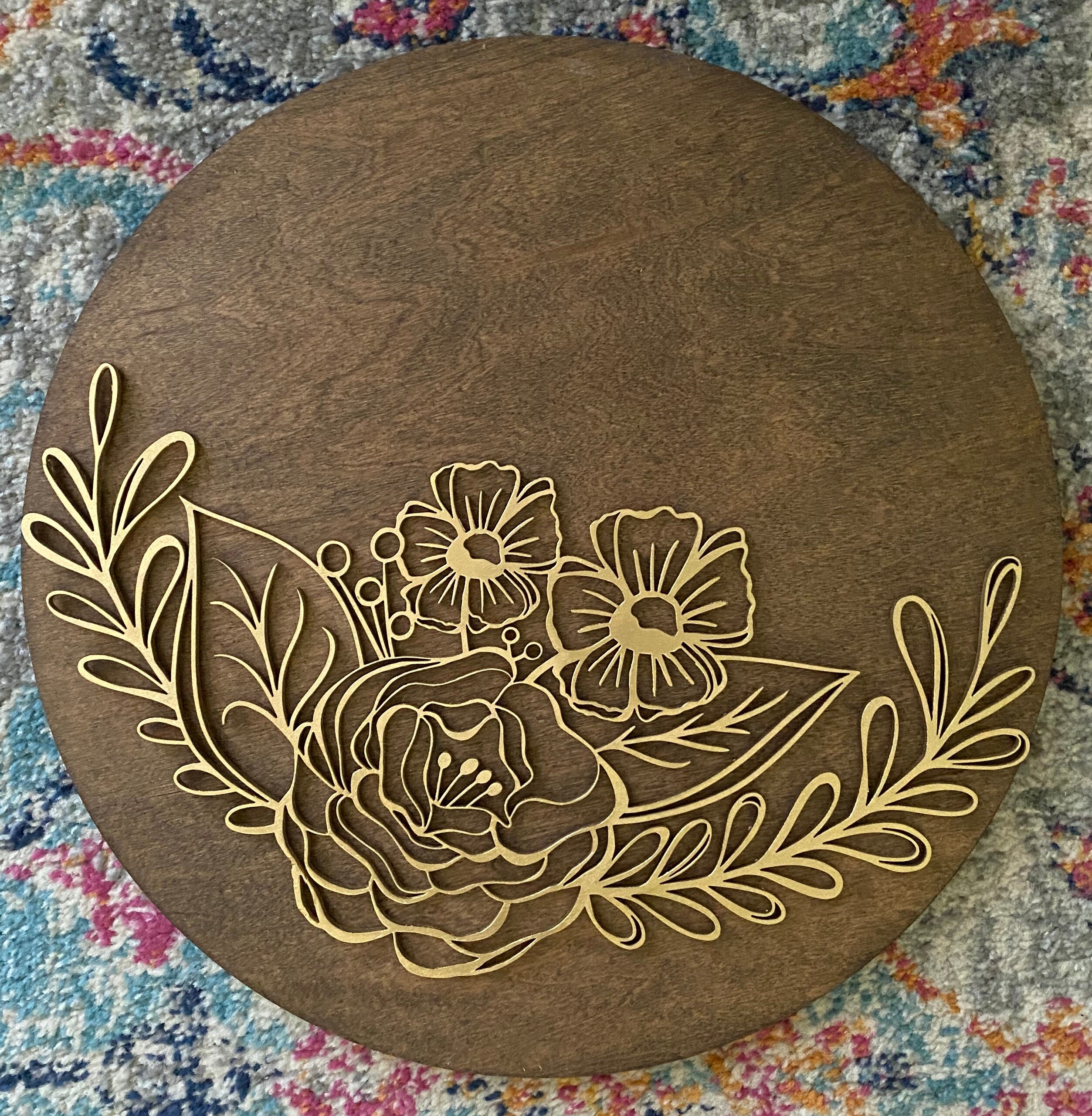 Instant Digital Download Beautiful Floral SVG File Perfect | Etsy