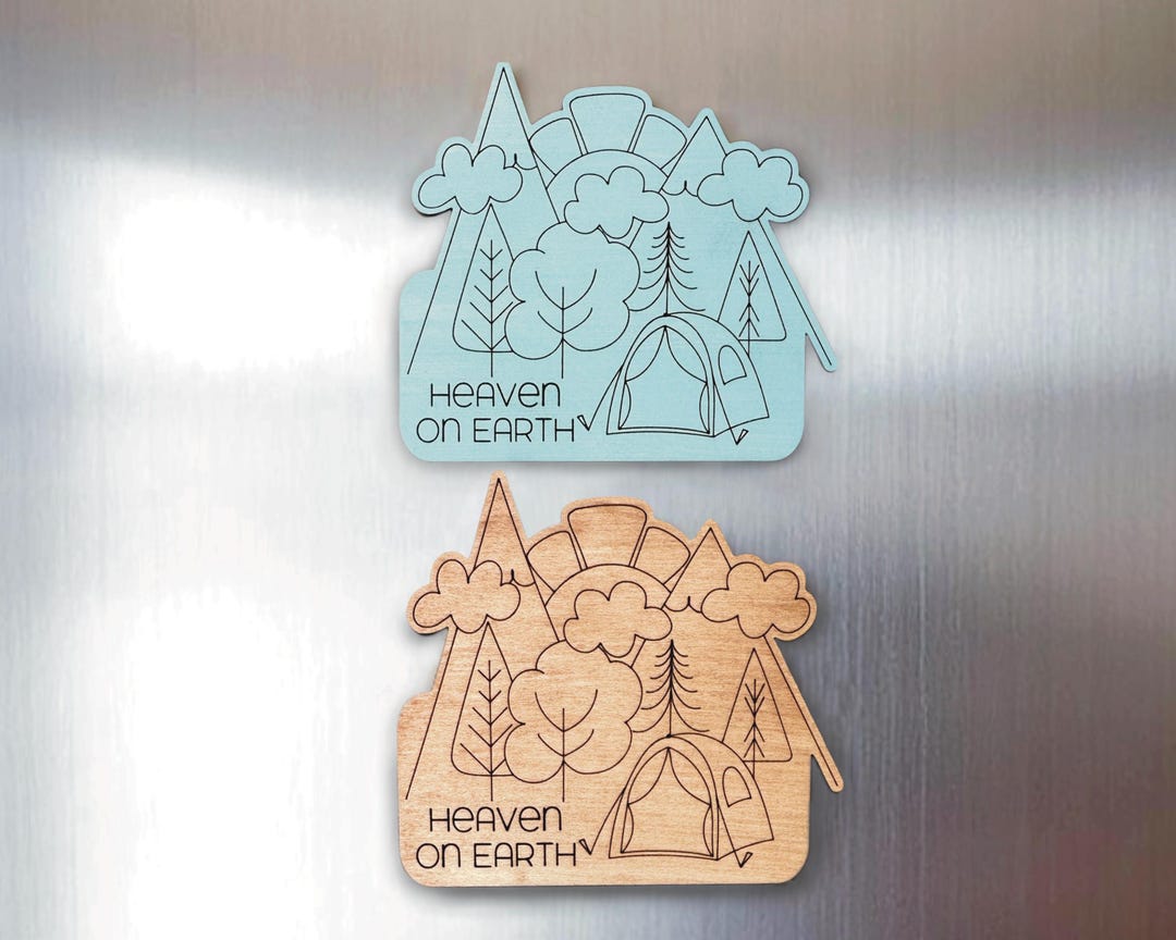 Digital Download- Camping Themed Score Magnet File, Glowforge Svg File ...