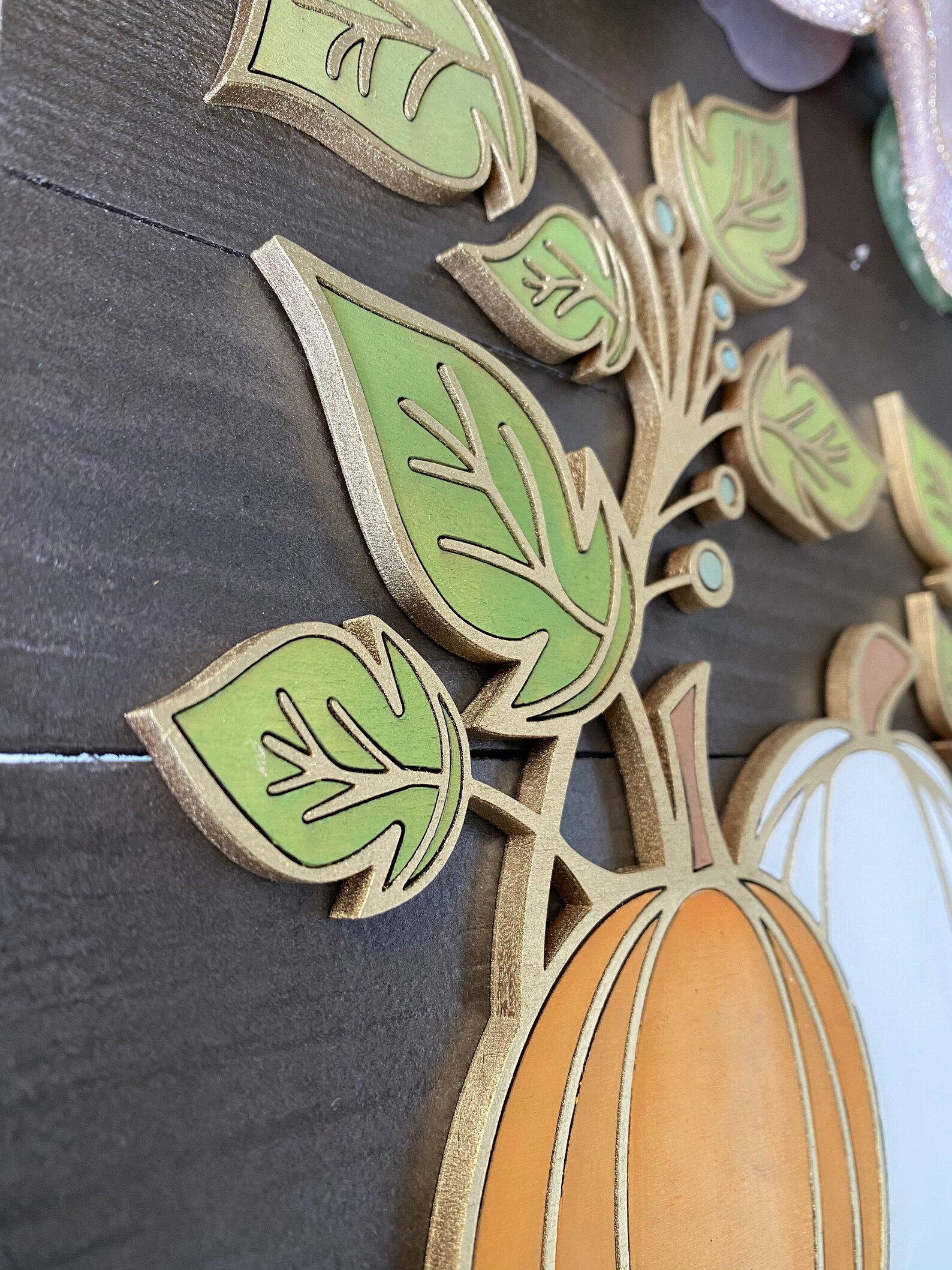 Instant Digital Download Fall Pumpkins With Leaves Svg File - Etsy