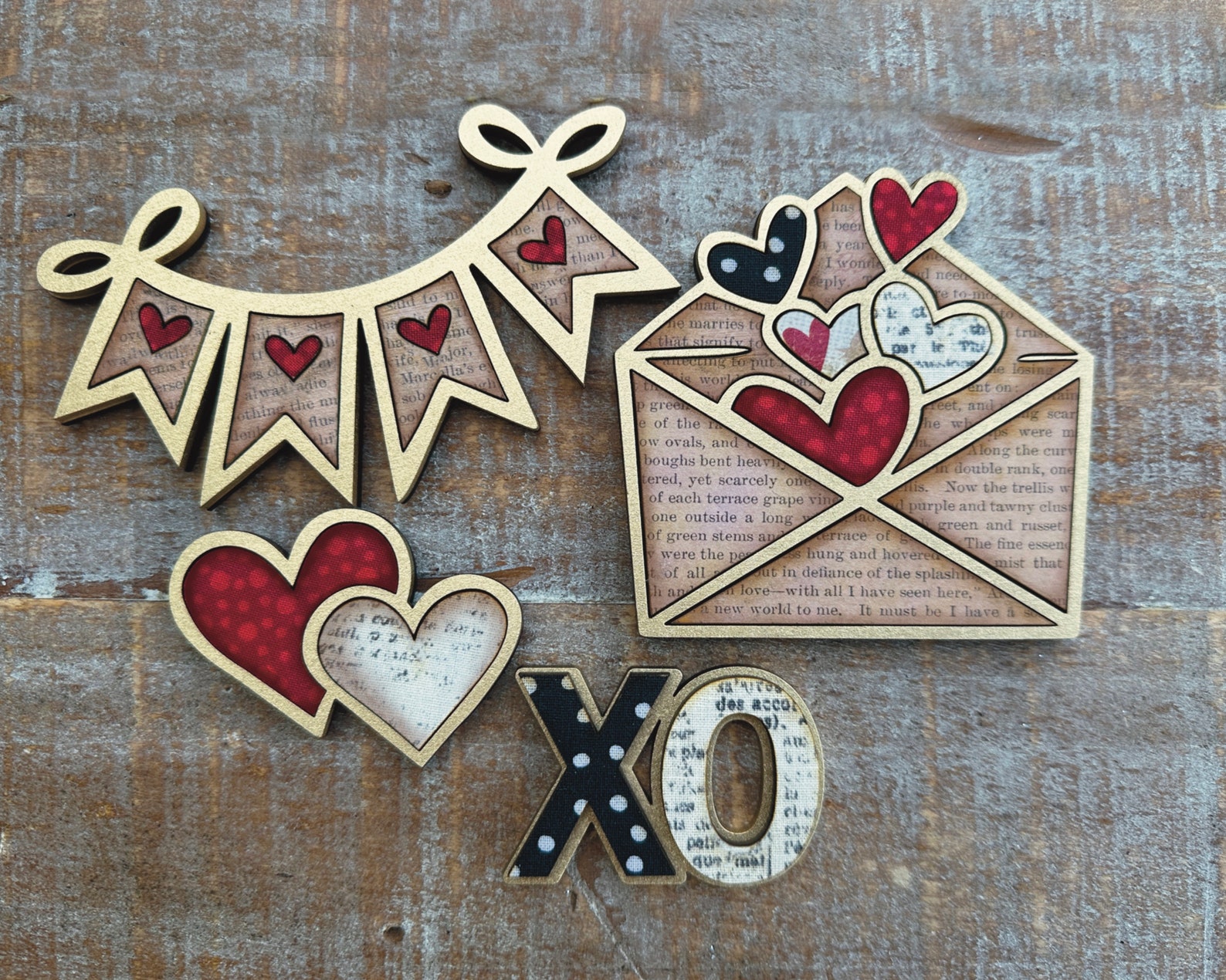 Instant Digital Download - Valentine Magnet Set Svg File, Laser Ready ...