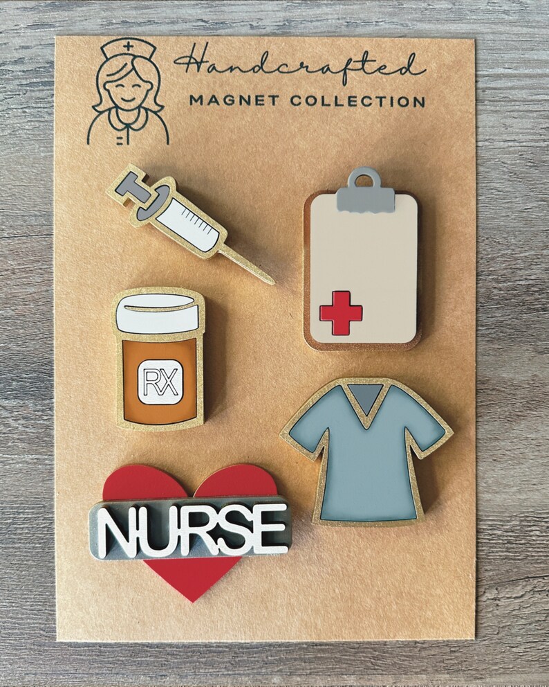 Instant Digital Download - Nursing Themed Magnet Collection SVG File ...