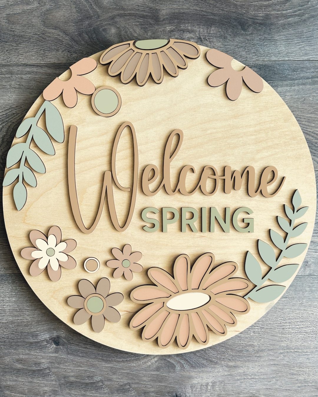 Instant Digital Download - Floral Sign Svg Cut File, Glowforge File ...