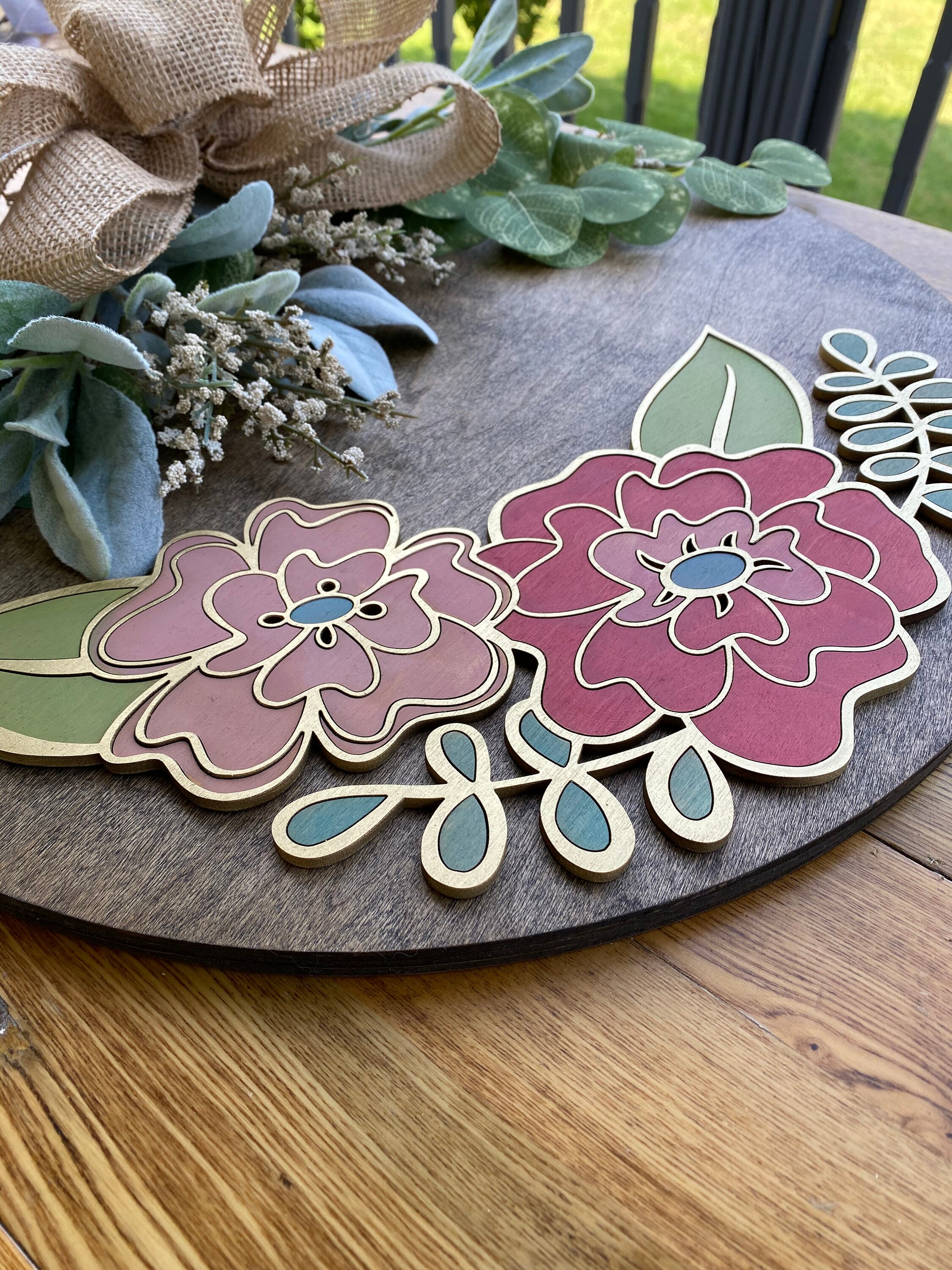 Instant Digital Download- Fun Floral Svg File, Perfect for Glowforge ...