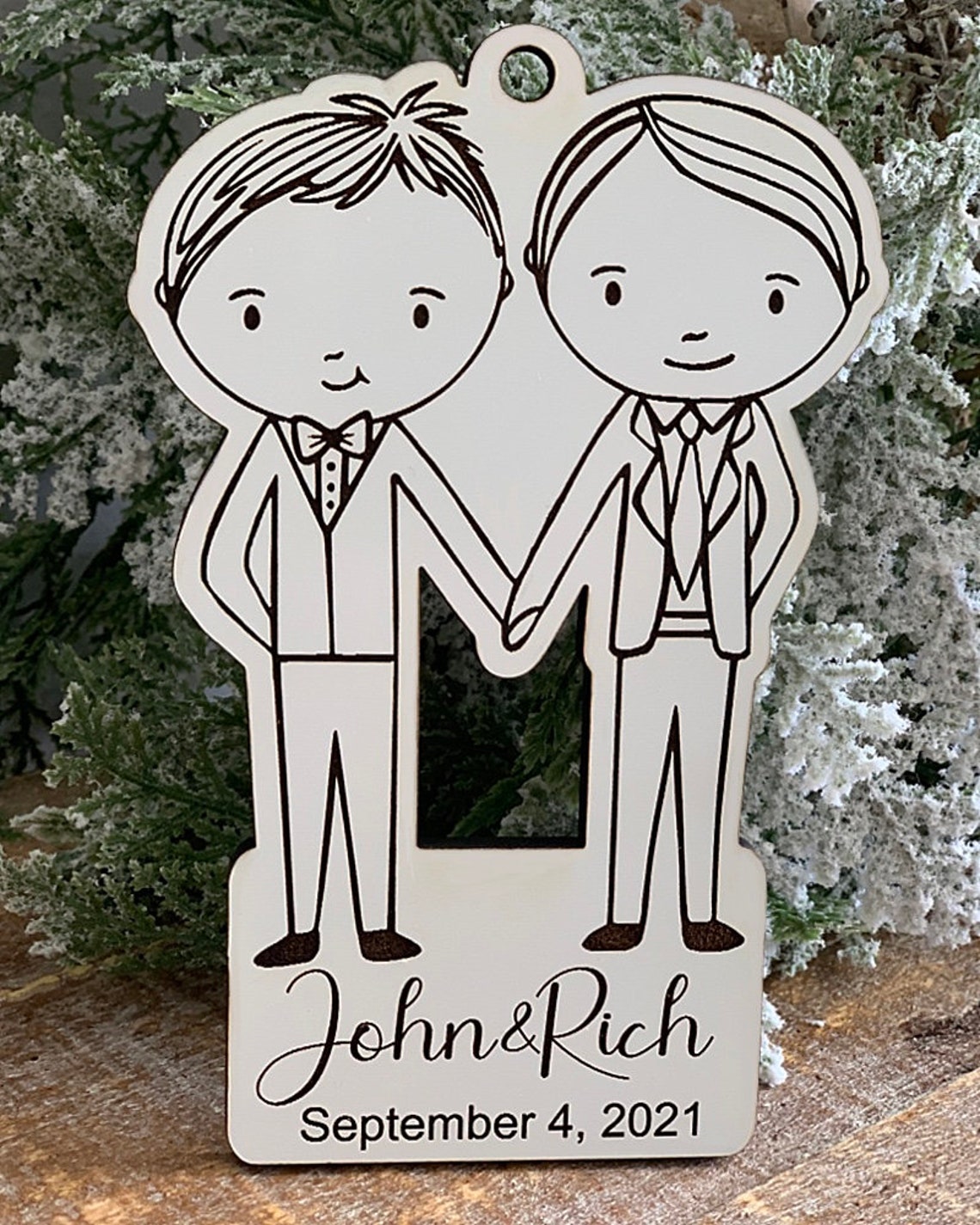 Instant Digital Download Groom Groom Wedding Ornament SVG - Etsy