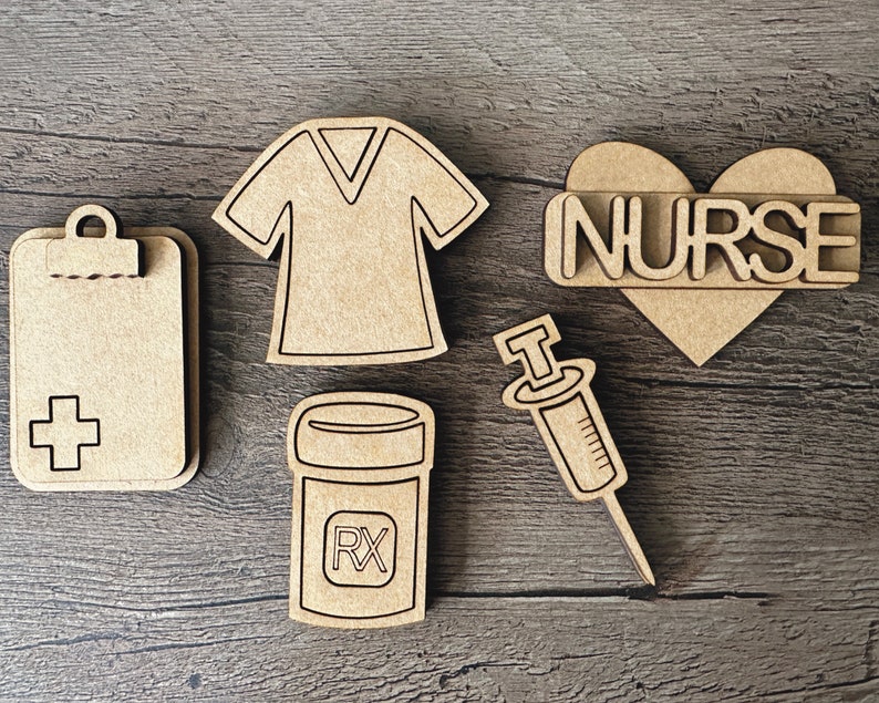 Instant Digital Download - Nursing Themed Magnet Collection SVG File ...