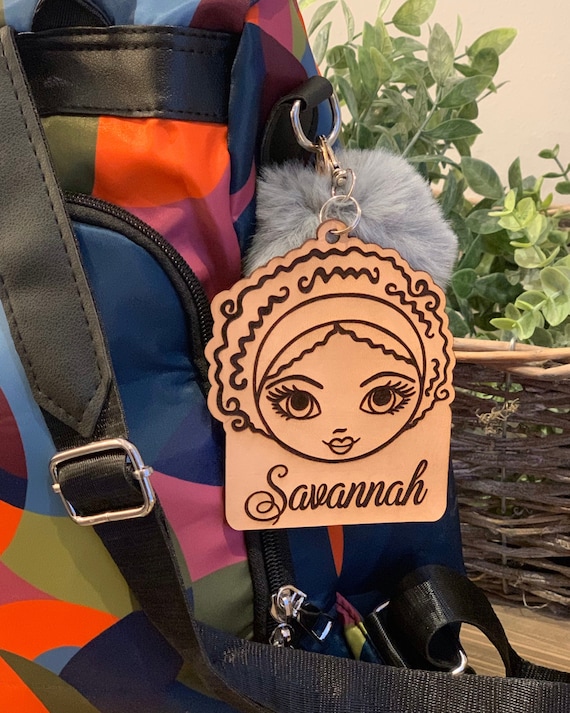 Instant Digital Download Cute Girl Purse/backpack Tag | Etsy