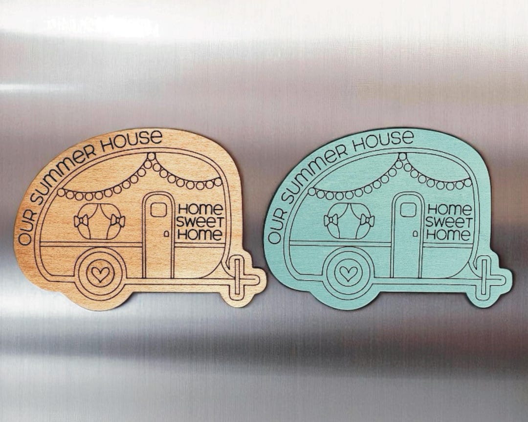 Digital Download- Camping Themed Score Magnet File, Glowforge Svg File ...