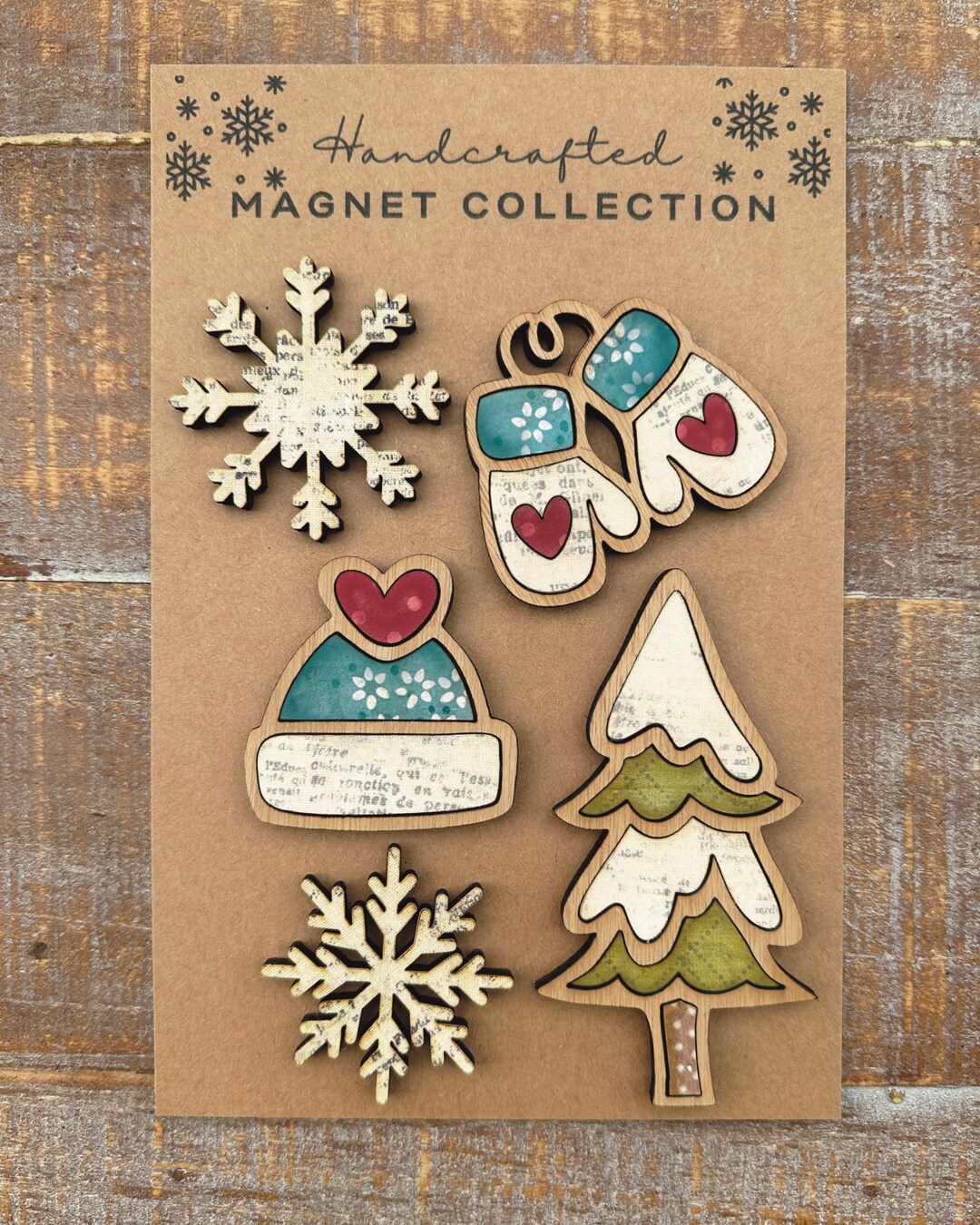 Instant Digital Download - Cute Snow or Winter Magnet Collection SVG ...