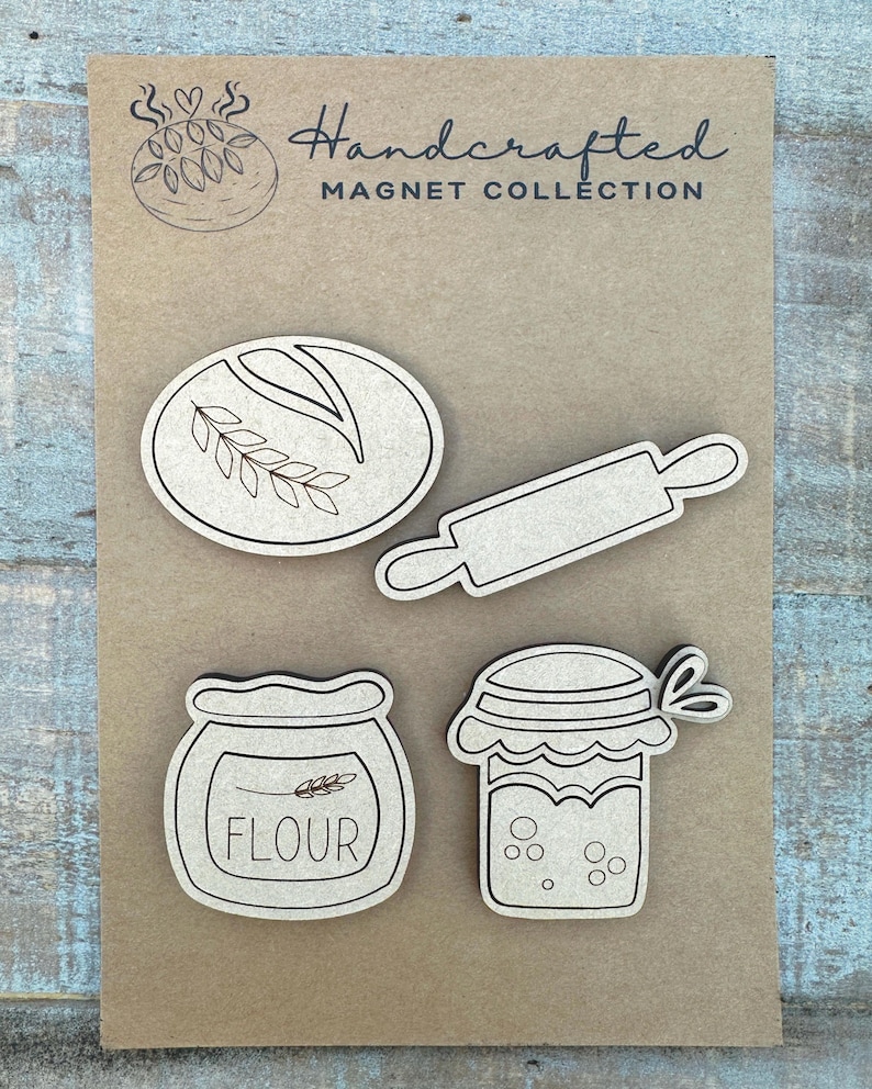 Instant Digital Download - Sourdough Bread Themed Magnet Collection SVG ...