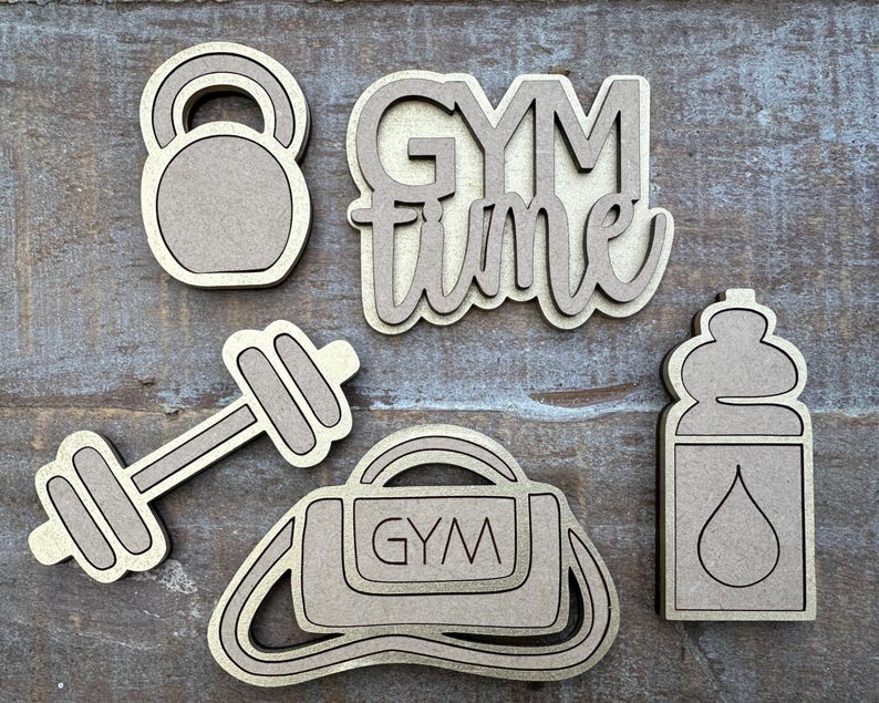 Instant Digital Download- Gym, Work Out, Exercise Themed Magnet ...
