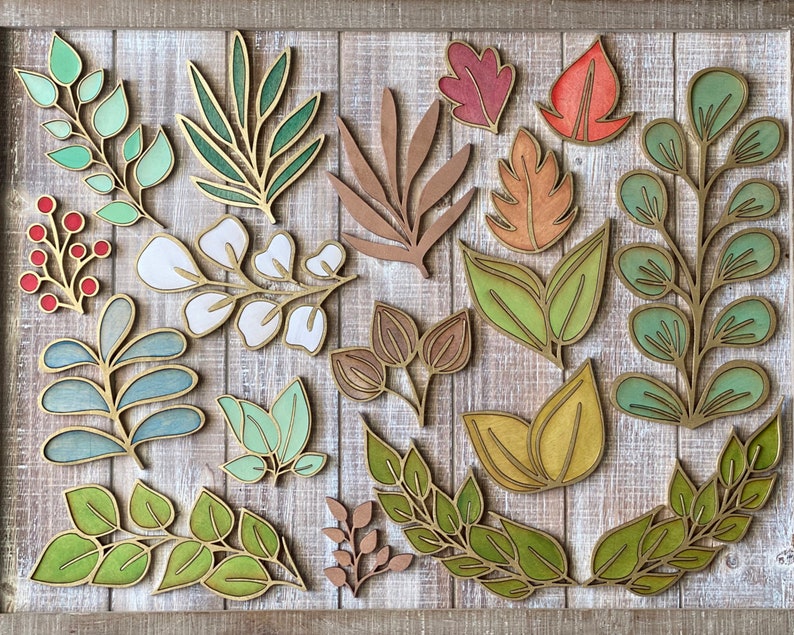 Instant Digital Download- Large Greenery Svg File Collection, for Door ...