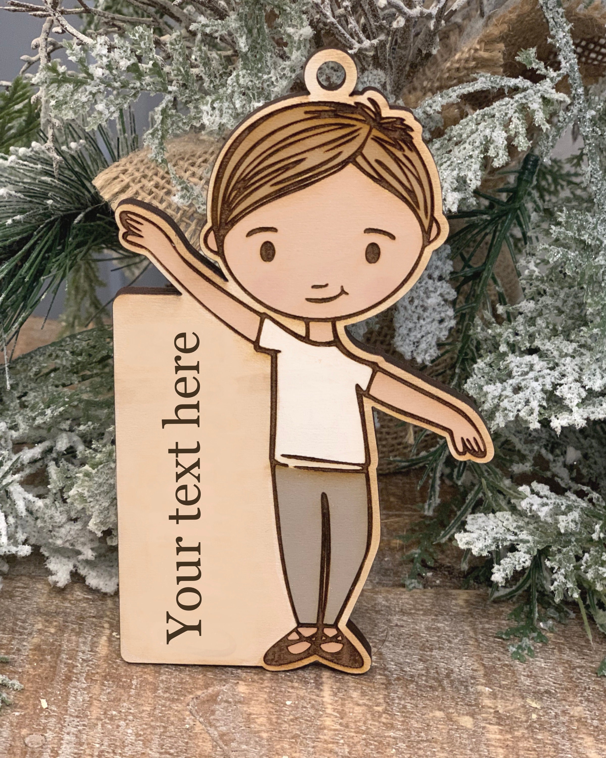Instant Digital Download Cute Boy Dancer Svg Ornament File - Etsy