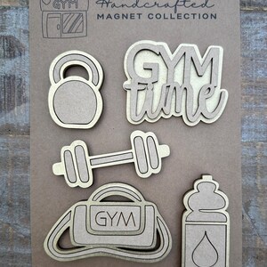 Instant Digital Download- Gym, Work Out, Exercise Themed Magnet ...