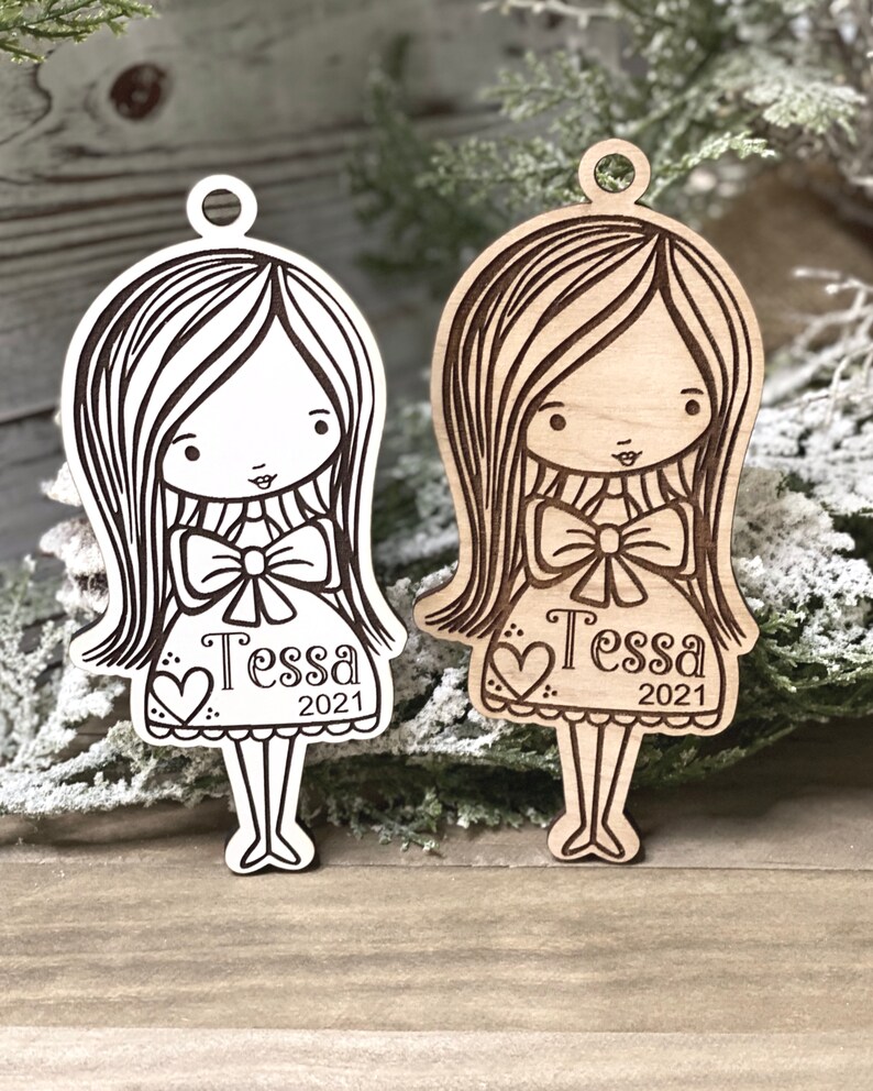 Instant Digital Download Cute Girl Svg File Personalized - Etsy