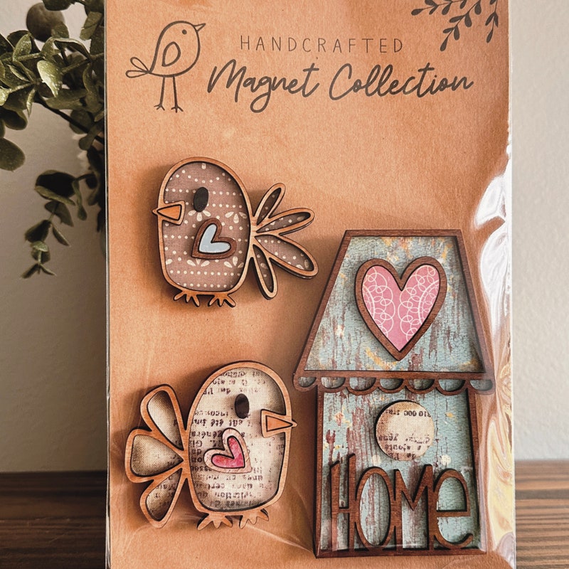 Small Bird Magnets Cute - Etsy