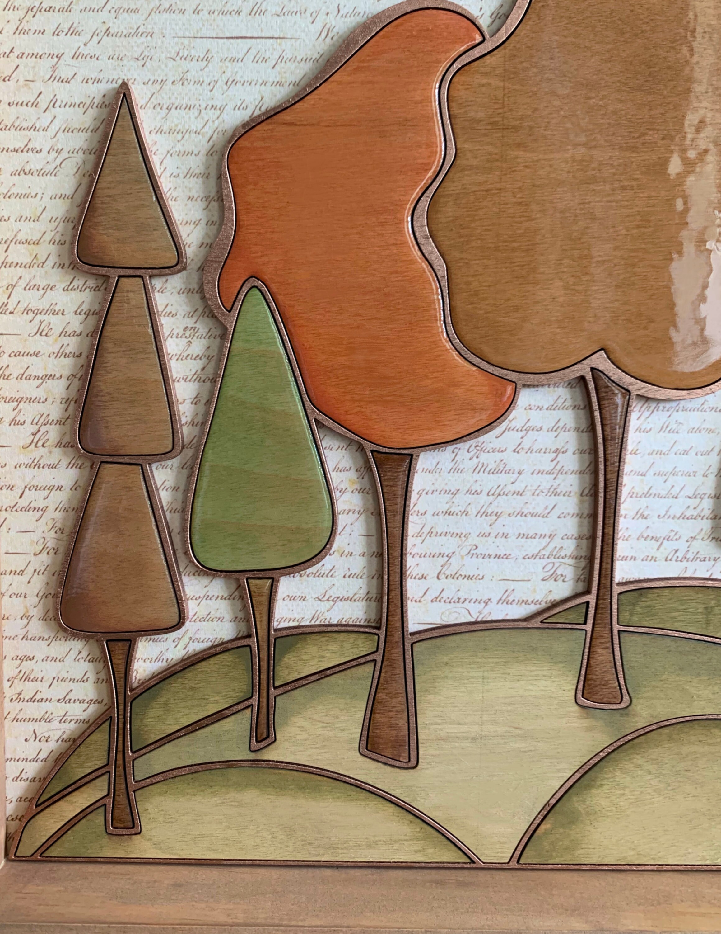 Instant Digital Download - Fall Trees, Fall Wood Sign Svg File, Laser ...