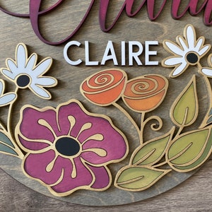 Instant Digital Download- Cute Florals Svg File for Nursery or Wood ...