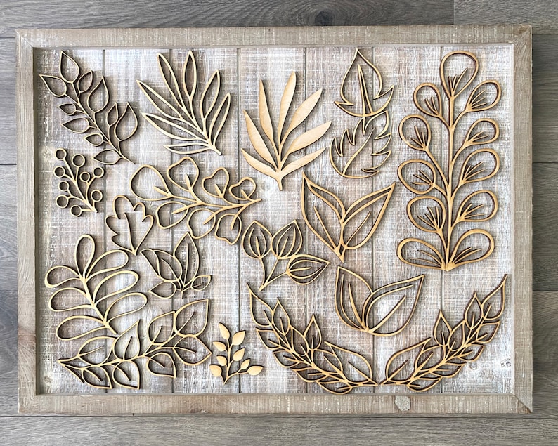 Instant Digital Download- Large Greenery Svg File Collection, for Door ...