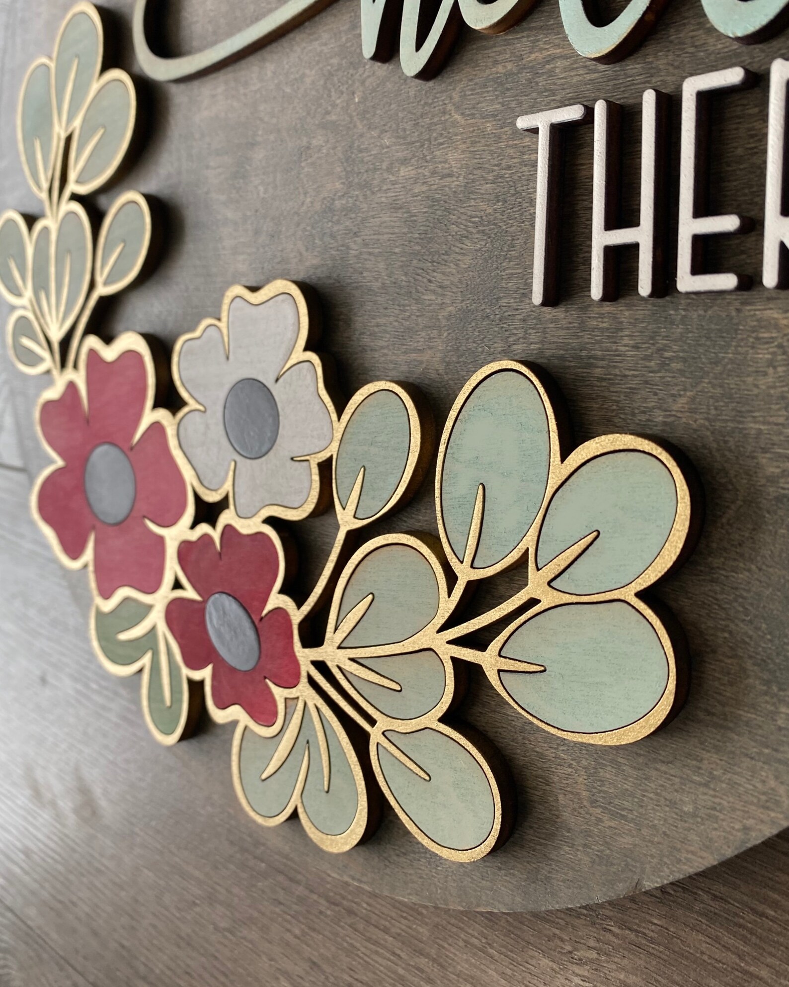 Instant Digital Download - Hello There Pretty Florals SVG File ...