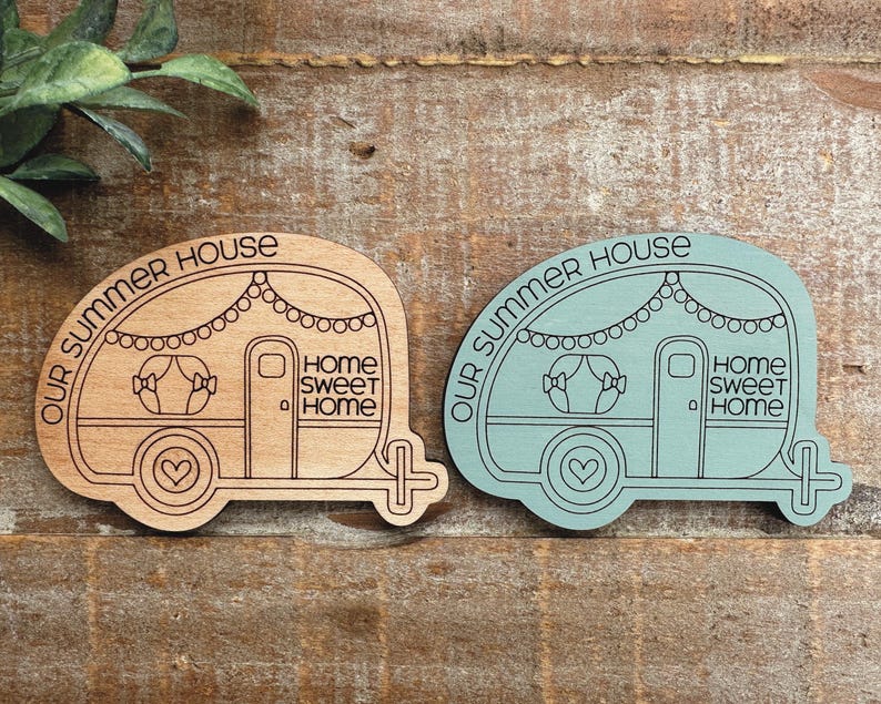 Digital Download- Bundle of Three Camping Themed Magnet Svg Files ...