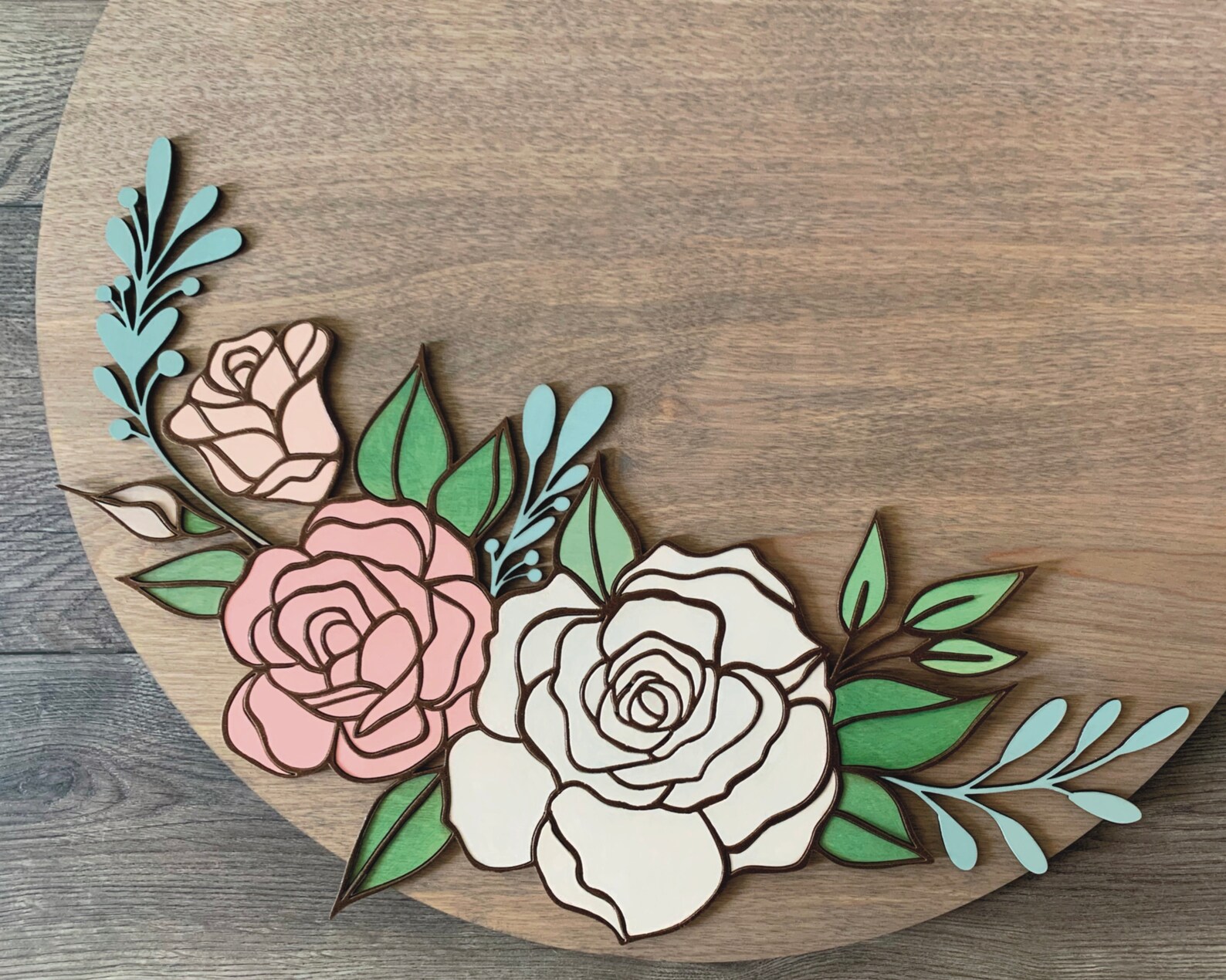 Instant Digital Download Beautiful Rose Floral Laser Ready - Etsy