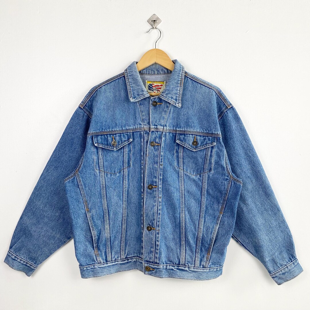 Vintage Fabio Lucci Denim Jacket - Blue Color - Men’s L - Etsy