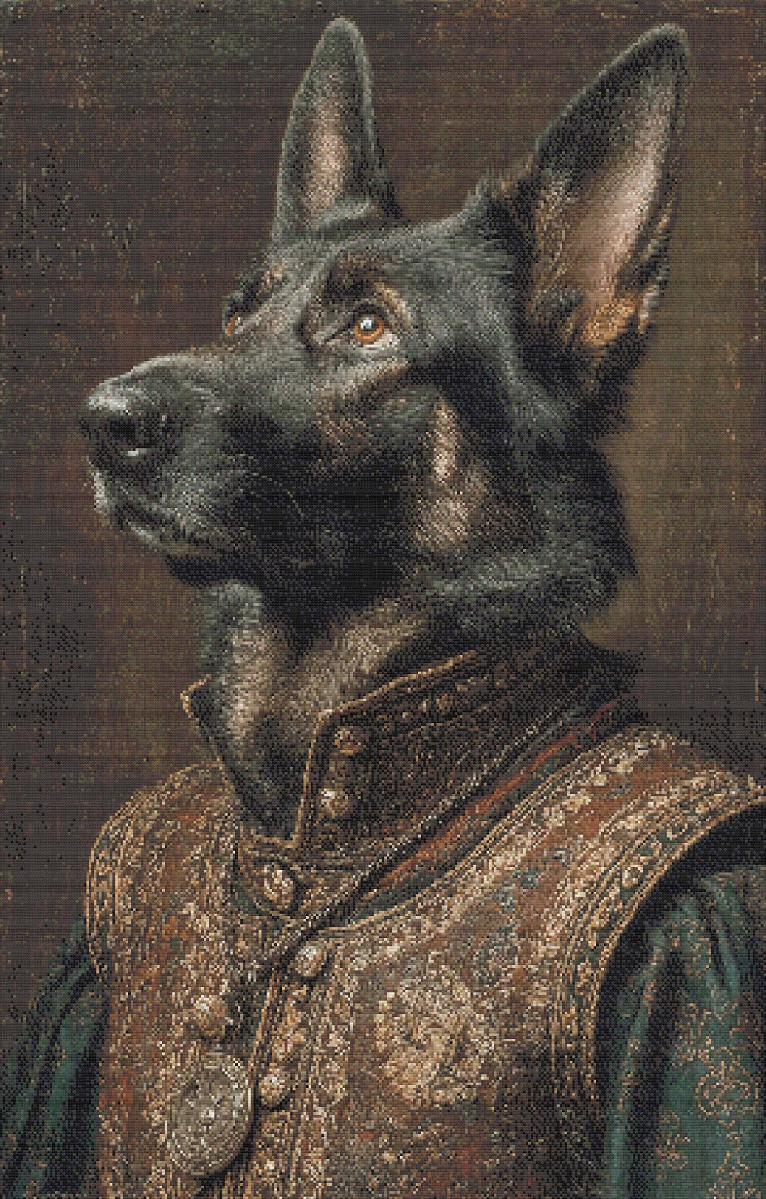 German Shepherd Lord Cross Stitch Pattern PDF (digital Only ...
