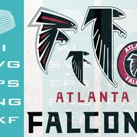 Falcons Track and Field Mascot SVG, Track and Field, Cutting Template ...