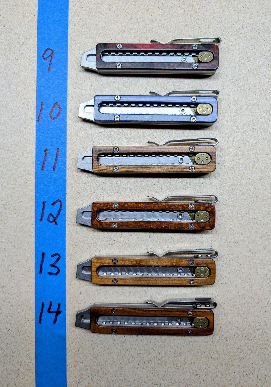 Knives With 14 Position Sliding Blade Lock. Knives Use 9 Mm Snap-off ...