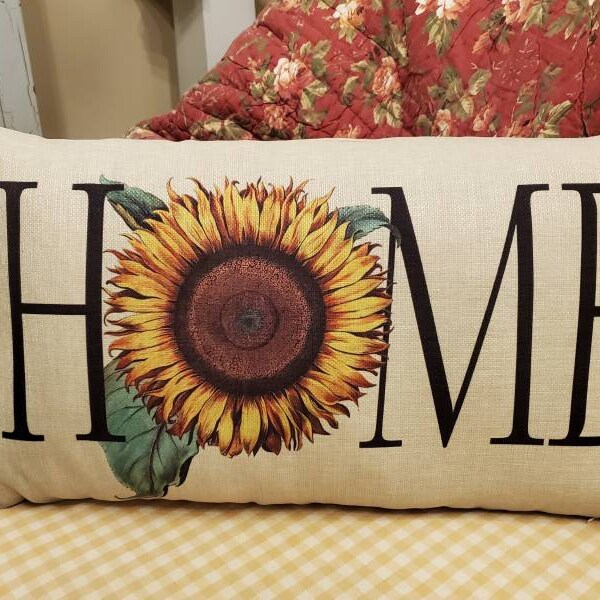 Sunflower Pillow - Etsy