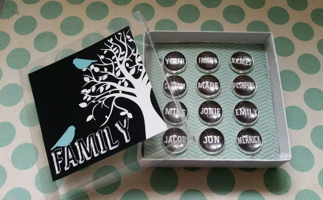 Chalkboard Writing Custom Pushpins - Etsy