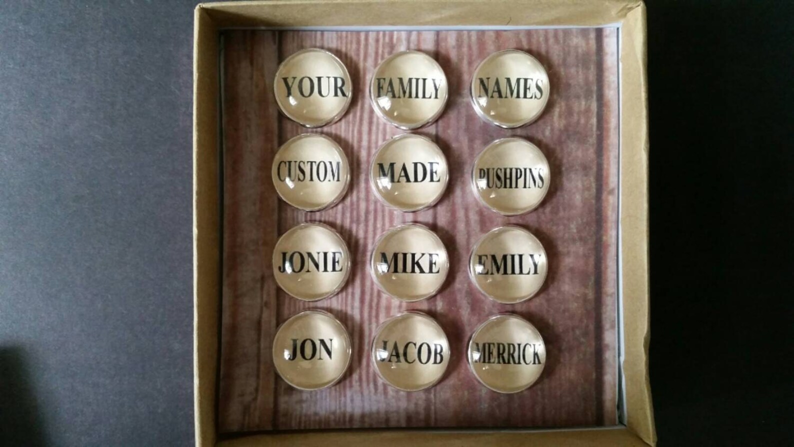 Personalized Push Pins Family Tree - Etsy