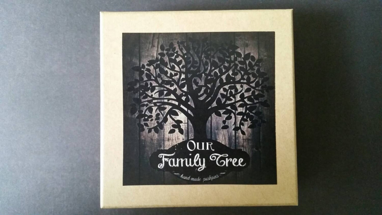 Personalized Push Pins Family Tree - Etsy