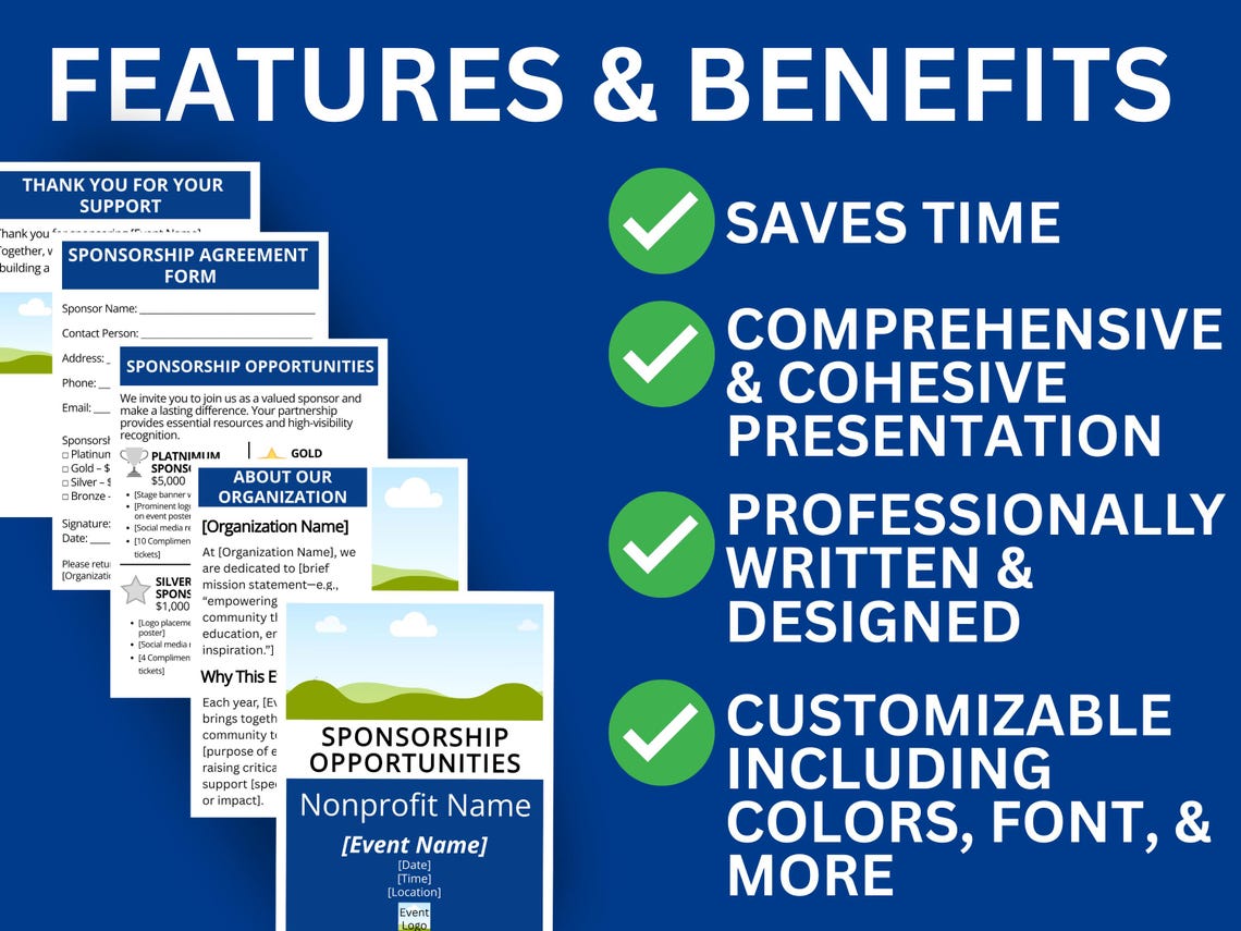 Event Sponsorship Package - Nonprofit Corporate & Business Sponsors ...