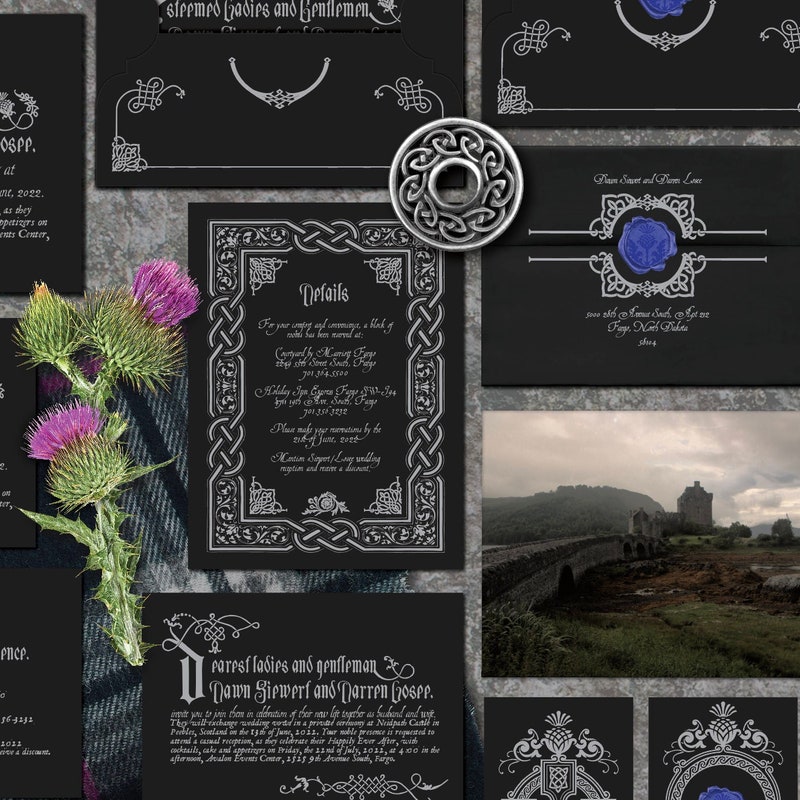 Viking Wedding Invitations - Etsy