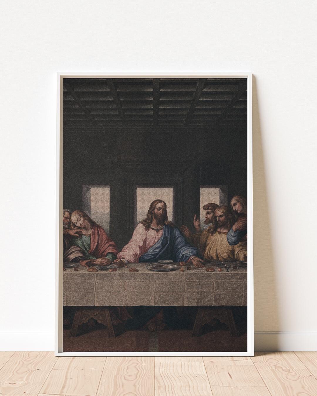 The Last Supper Print | Leonardo Da Vinci Masterpiece | Renaissance ...