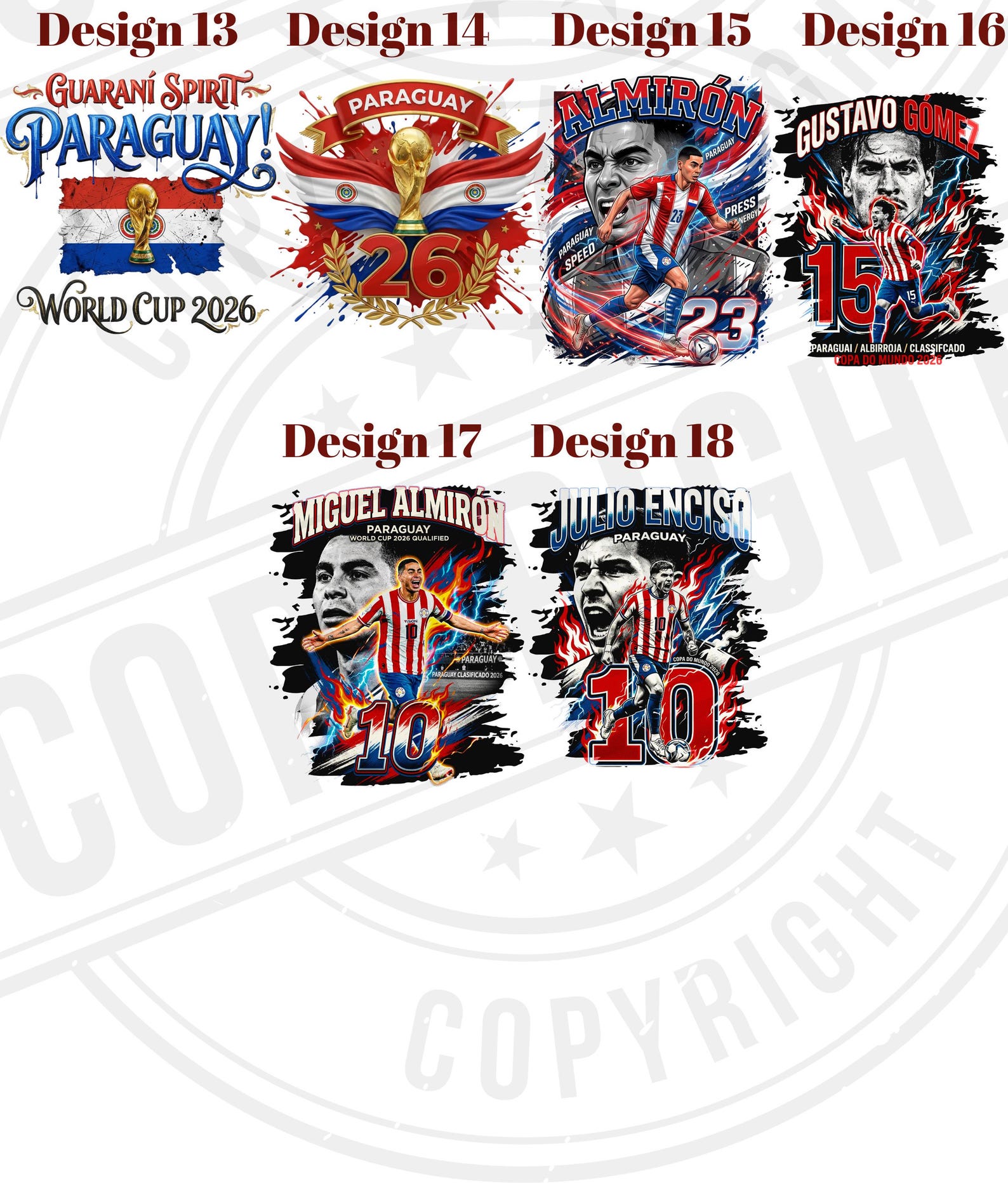 Paraguay Football Tank Top, WC Soccer 2026 Tank Top, Paraguay Soccer ...