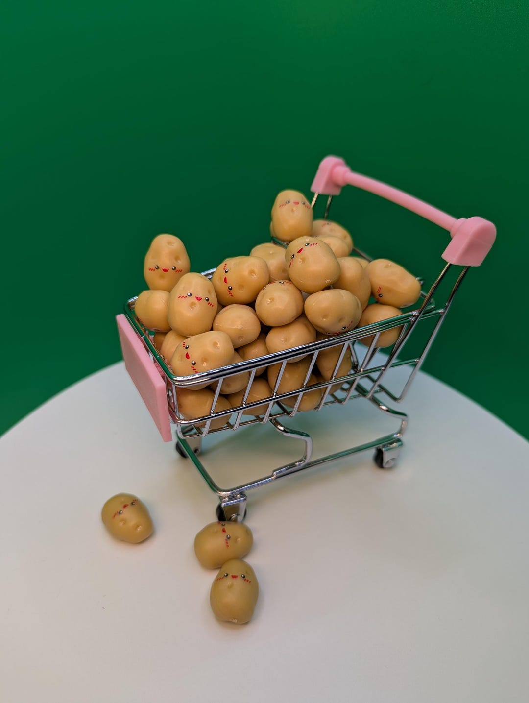 20 Pc Mini Happy Potato Charms - Resin Charms for DIY Crafting + More ...