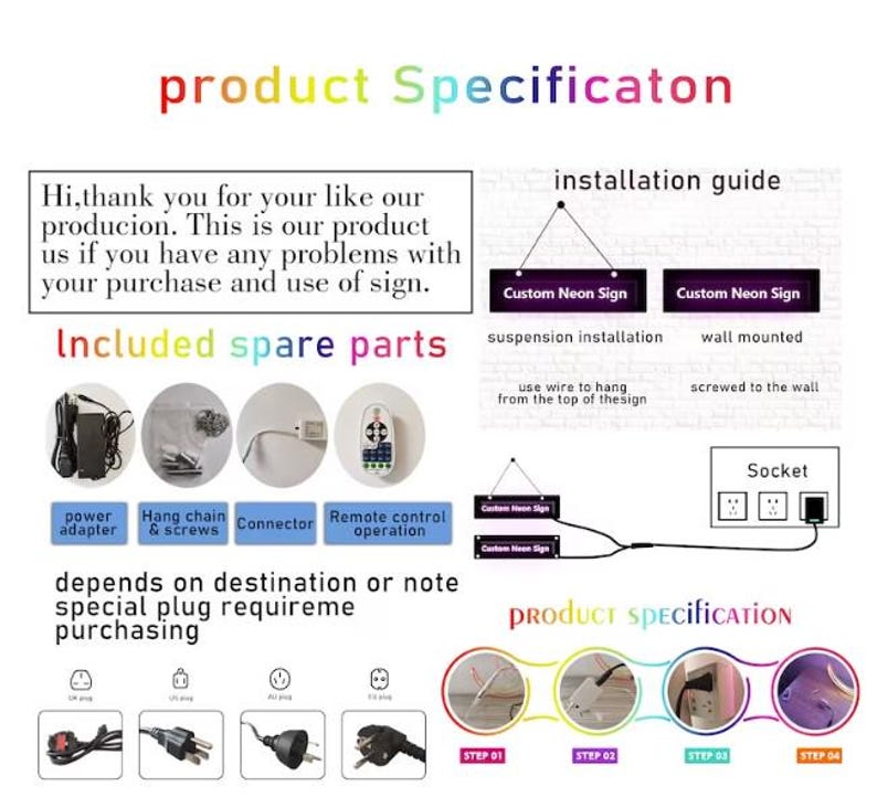 Mewtwo Neon Sign, Anime Neon Sign, Neon Wall Art, Home Neon Light, Neon ...