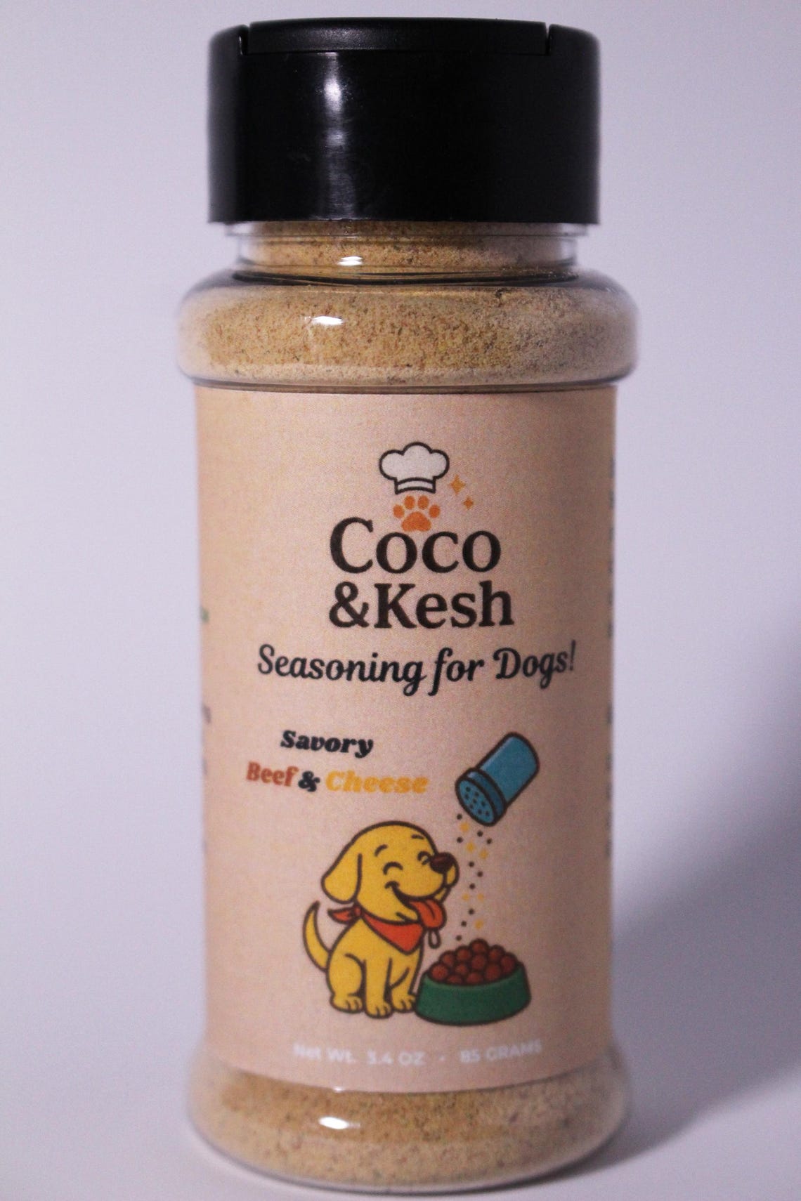 Dog Food Seasoning (kibble Topper)- Natural Beef & Cheese Flavor ...