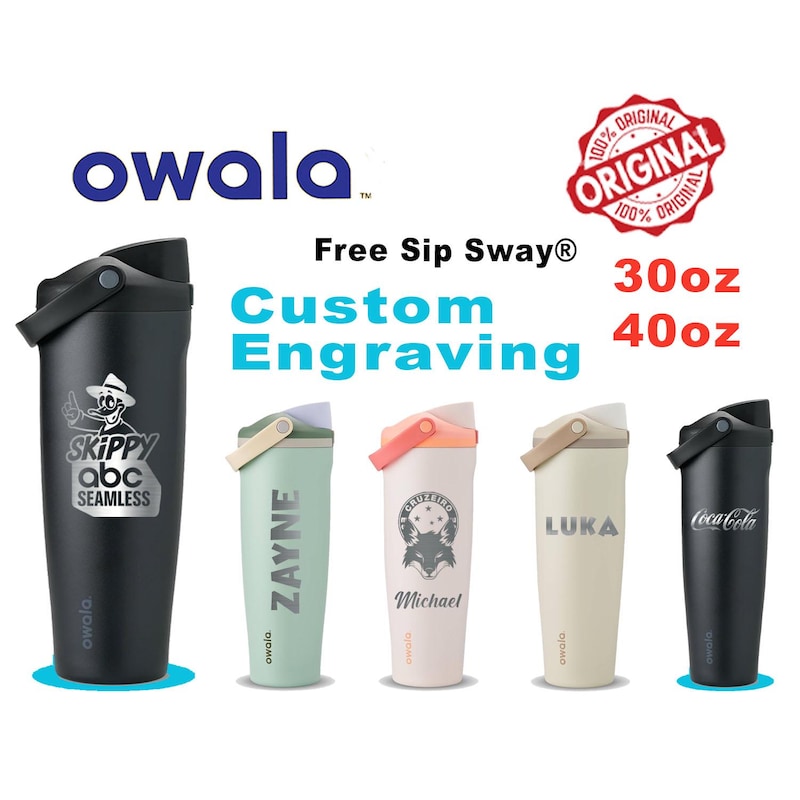 Laser 40oz Owala Sway - Etsy