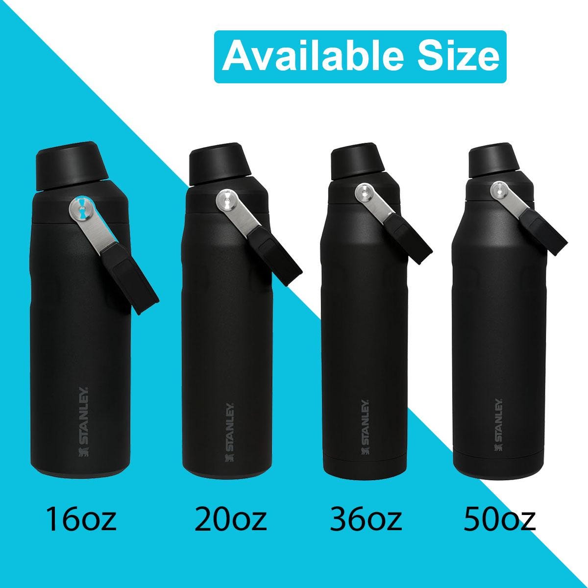 36oz Stanley Ice Flow Fast Flow Bottle | Personalized Stainless Steel ...