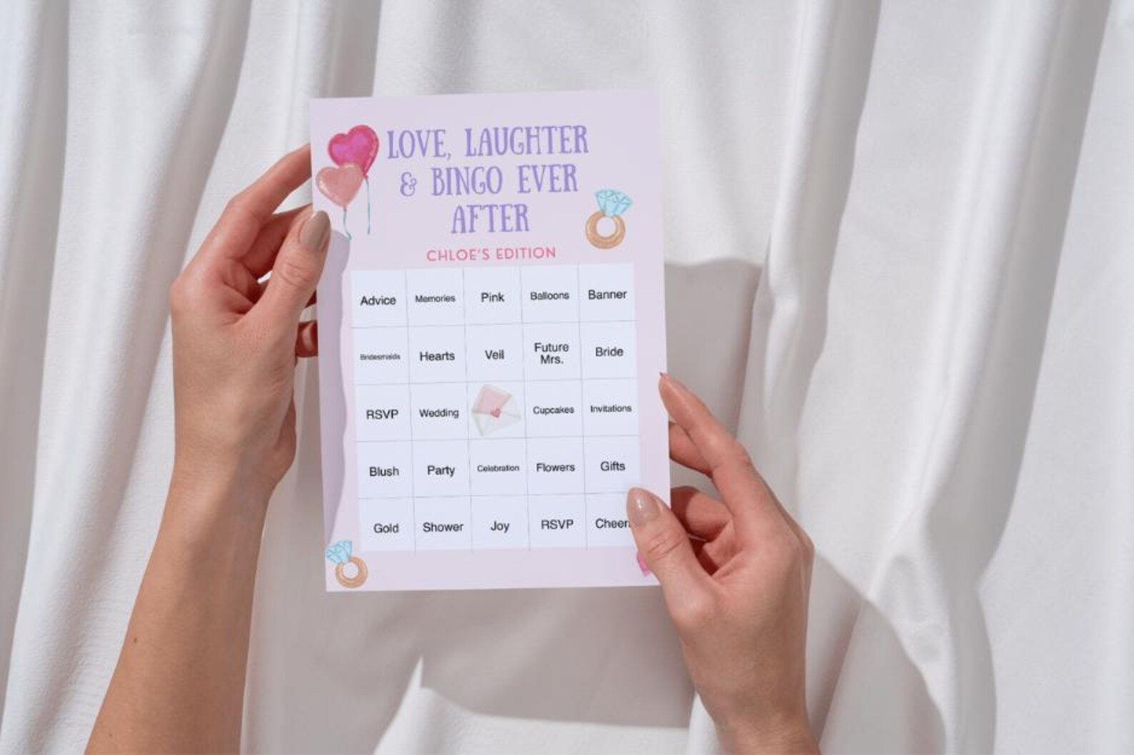 30 Custom Bingo Cards – Personalized Digital Download for Baby Shower ...