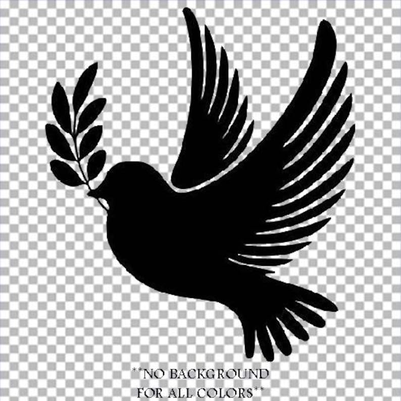 Dove of Peace #1 Sticker DECAL Good Luck Birds Flight - Etsy