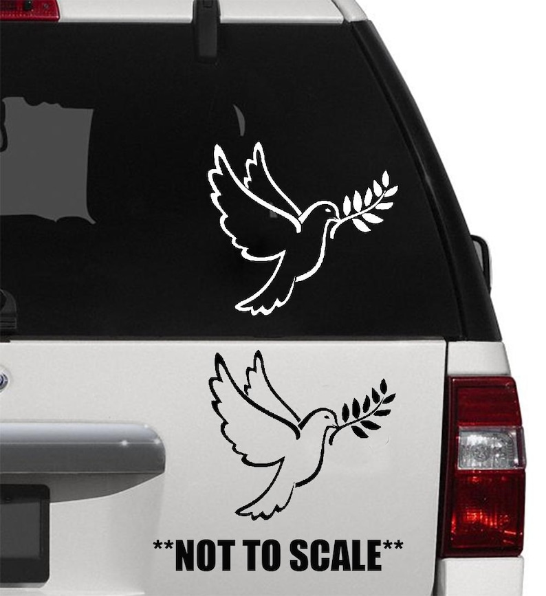 Dove of Peace #3 Sticker DECAL Good Luck Birds Flight - Etsy