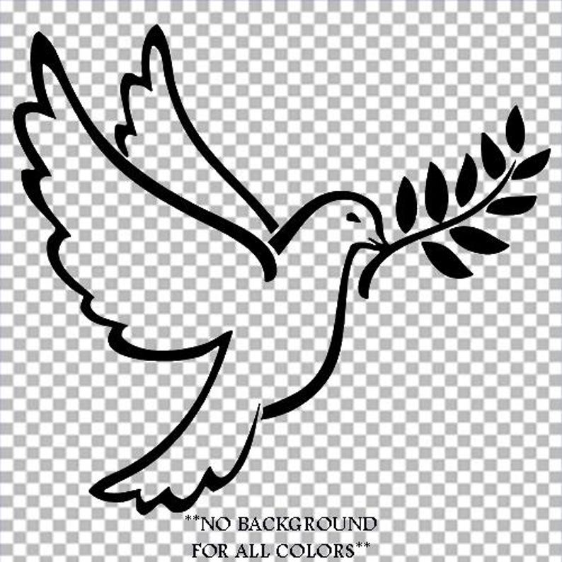 Dove of Peace #3 Sticker DECAL Good Luck Birds Flight - Etsy