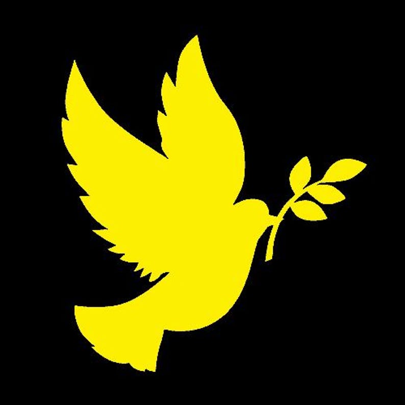 Dove of Peace #2 Sticker DECAL Good Luck Birds Flight - Etsy